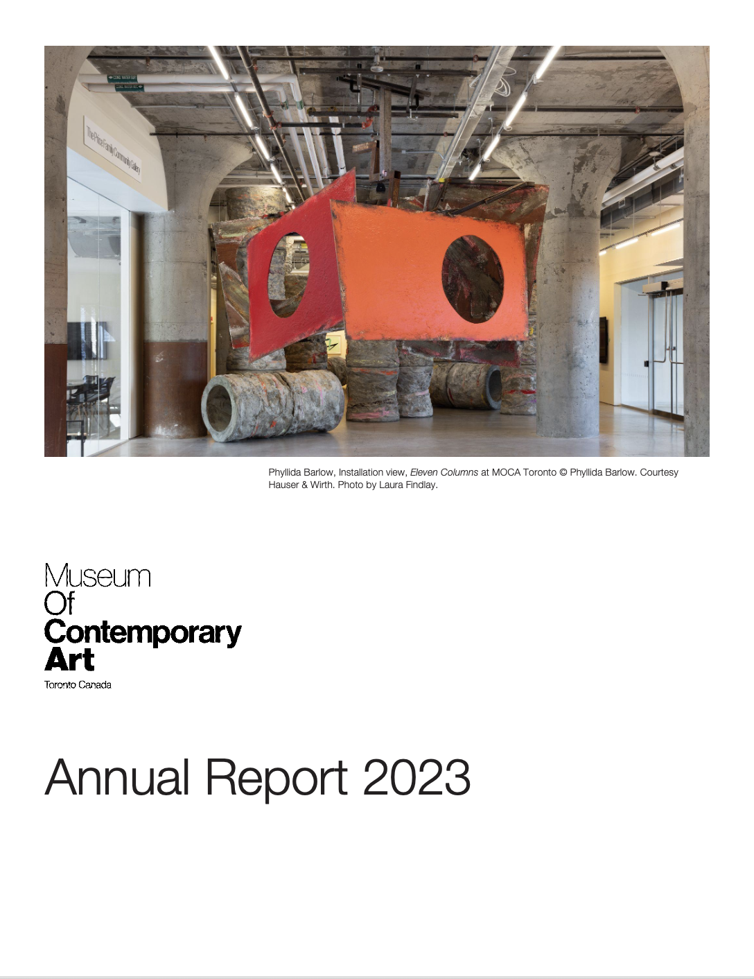 About MOCA Toronto - Museum of Contemporary Art Toronto